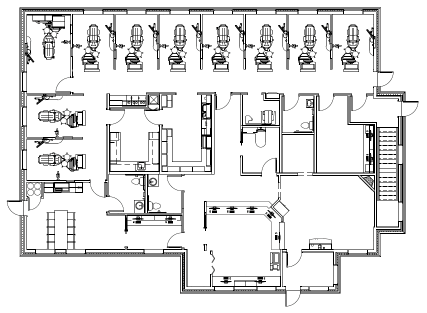 How many treatment rooms should a dental office have?